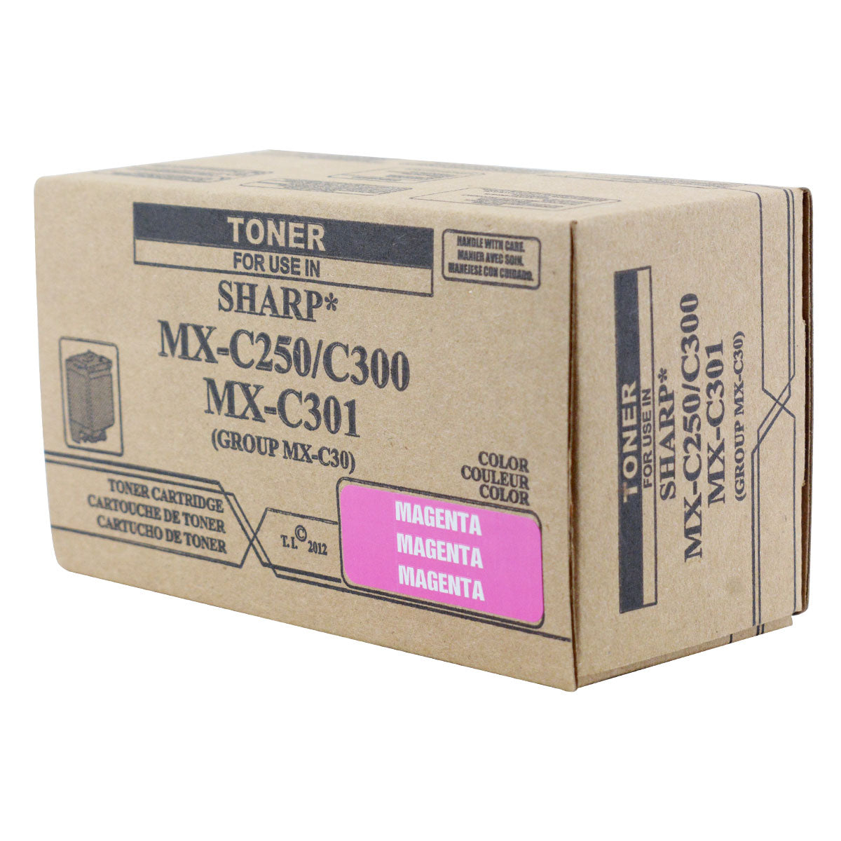 Compatible Sharp MX-C250 / MX-C300 / MX-C301 (MX-C30NT-M) Toner Cartri ...